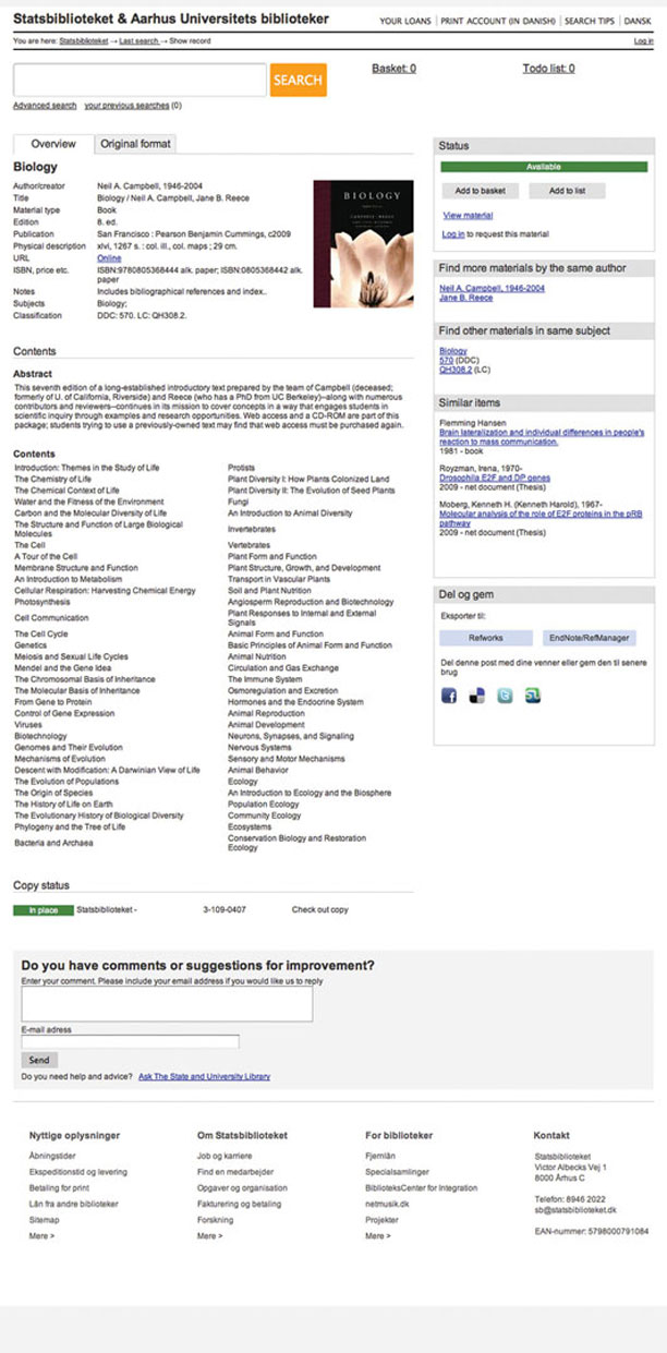 The Open Library System — Re-invented, Implemented and Working